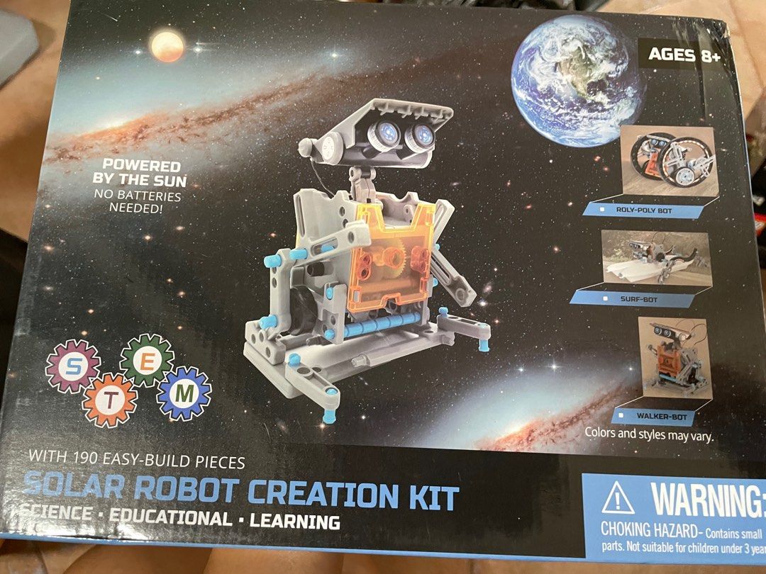 Clementoni Jumping Bot Frog and Solar Robot Creation Kit, Hobbies ...