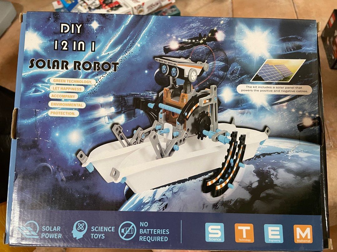 Clementoni Jumping Bot Frog and Solar Robot Creation Kit, Hobbies ...