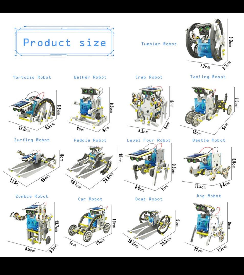 Clementoni Jumping Bot Frog and Solar Robot Creation Kit, Hobbies ...