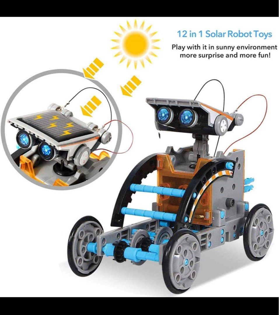 Clementoni Jumping Bot Frog and Solar Robot Creation Kit, Hobbies ...