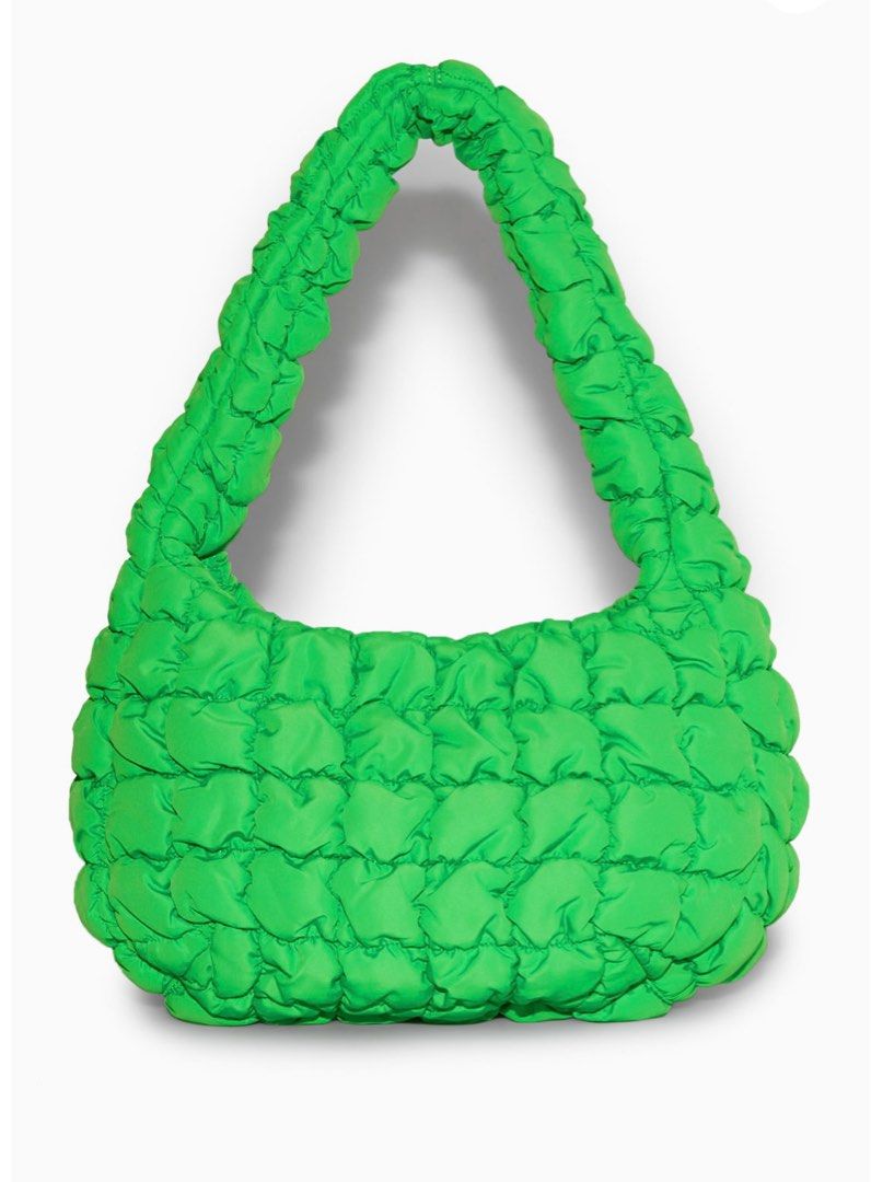 COS mini quilted bag in green, Women's Fashion, Bags & Wallets ...