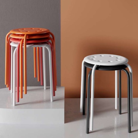 CSC 085 - IKEA Classic Stackable Stool - Stackable / Stacking Chair ...
