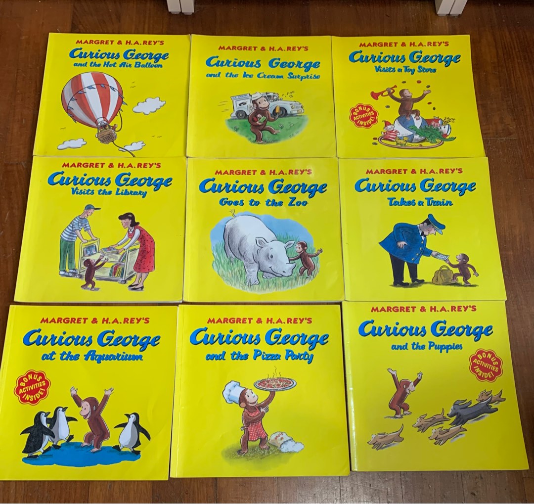 Curious George set 2, Hobbies & Toys, Books & Magazines, Children's ...