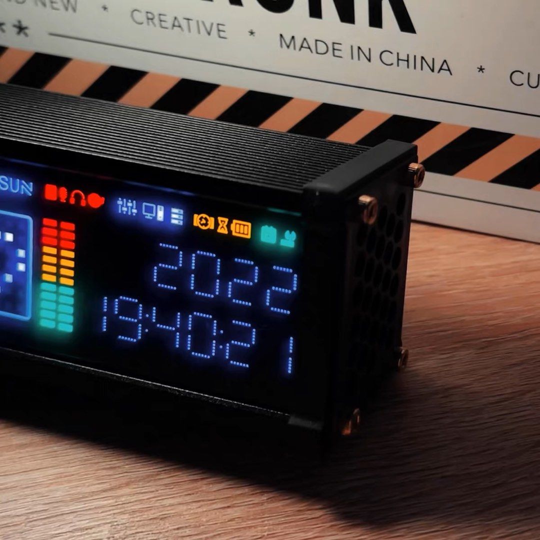 Cyberpunk future clock, Computers & Tech, Parts & Accessories, Computer ...