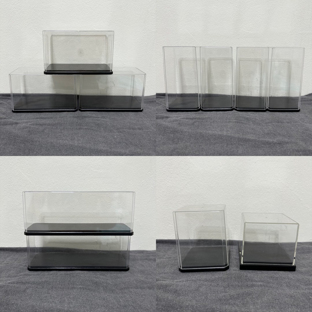 Daiso plastic display boxes different sizes , Hobbies & Toys, Toys ...