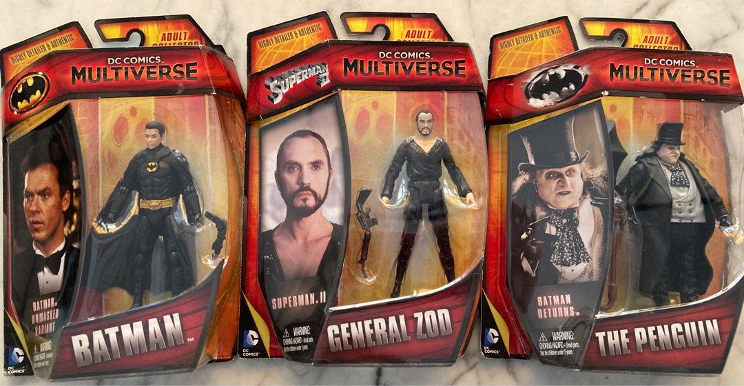 DC comic multiverse 3 Figure, 興趣及遊戲, 玩具 & 遊戲類 - Carousell