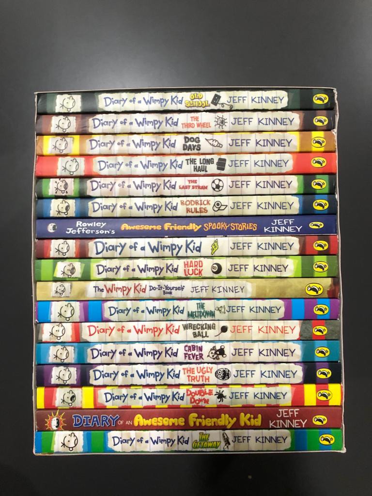 Diary of a wimpy kid 17 books, Hobbies & Toys, Books & Magazines ...