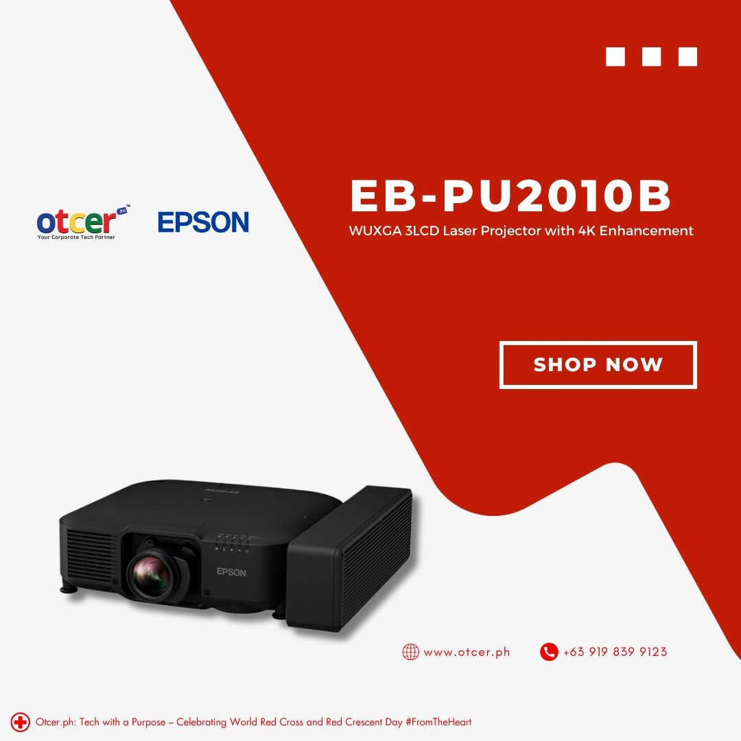EB-PU2010B WUXGA 3LCD Laser Projector with 4K Enhancement, TV & Home ...