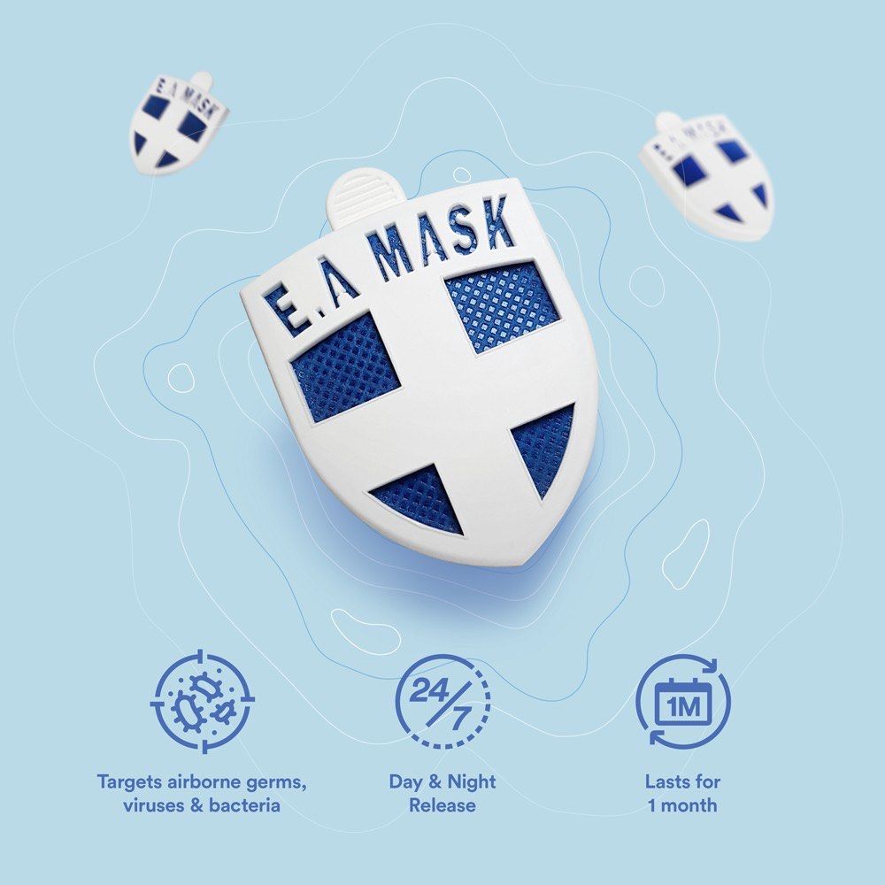 ECOM E.A Mask (blue), Beauty & Personal Care, Sanitisers ...