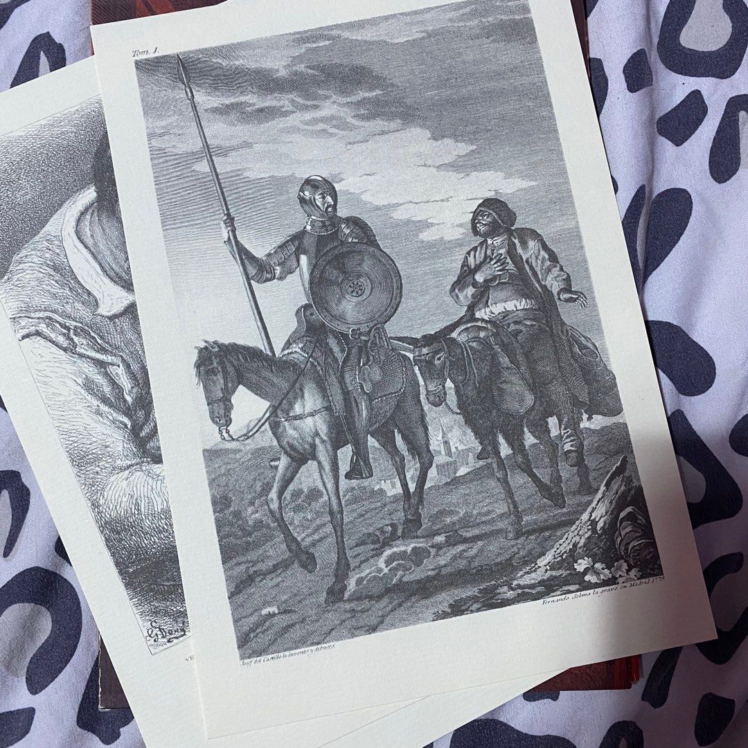 The Illustrations of Don Quijote de la Mancha Composed by Don Miguel de ...