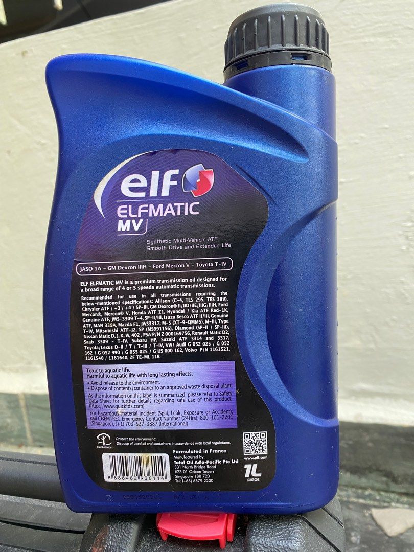 ELf Elfmatic MV ATF, Car Accessories, Accessories on Carousell