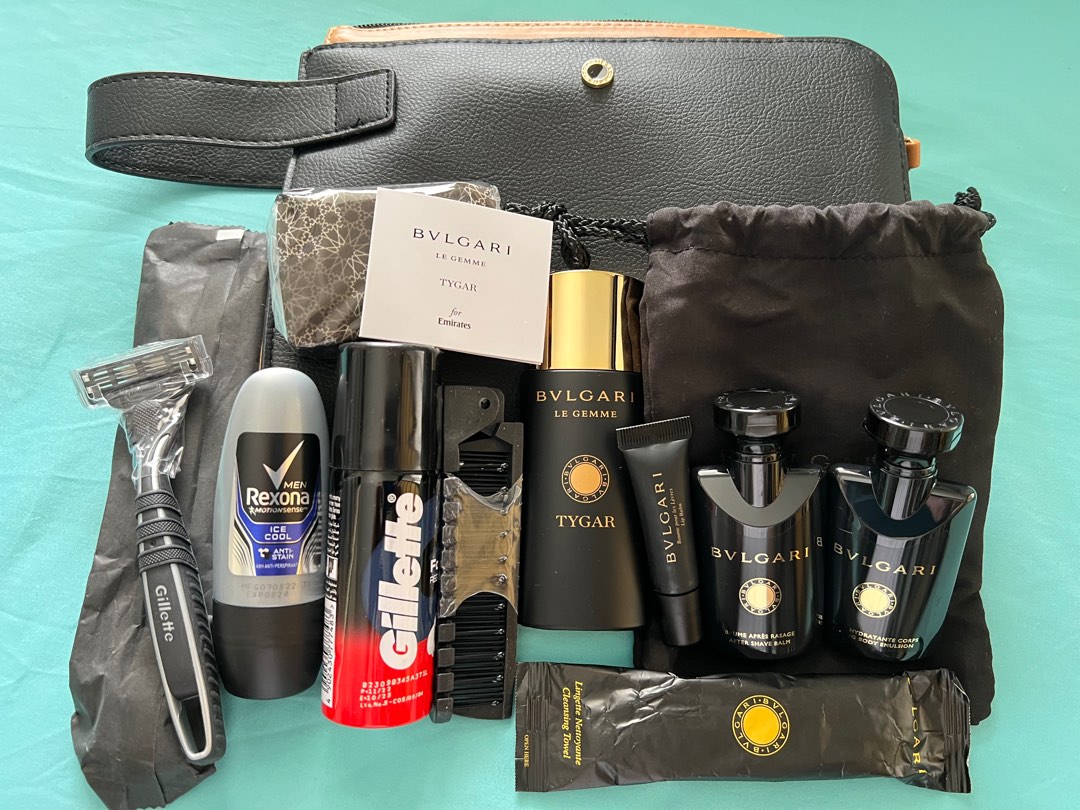 Emirates First-1st Class Bvlgari Kit complete, Beauty & Personal Care ...