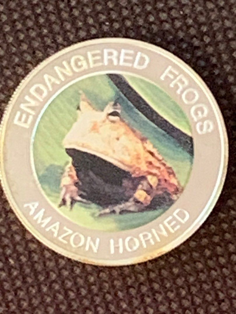 Endangered Frog Proof Colour Coin, Hobbies & Toys, Memorabilia ...