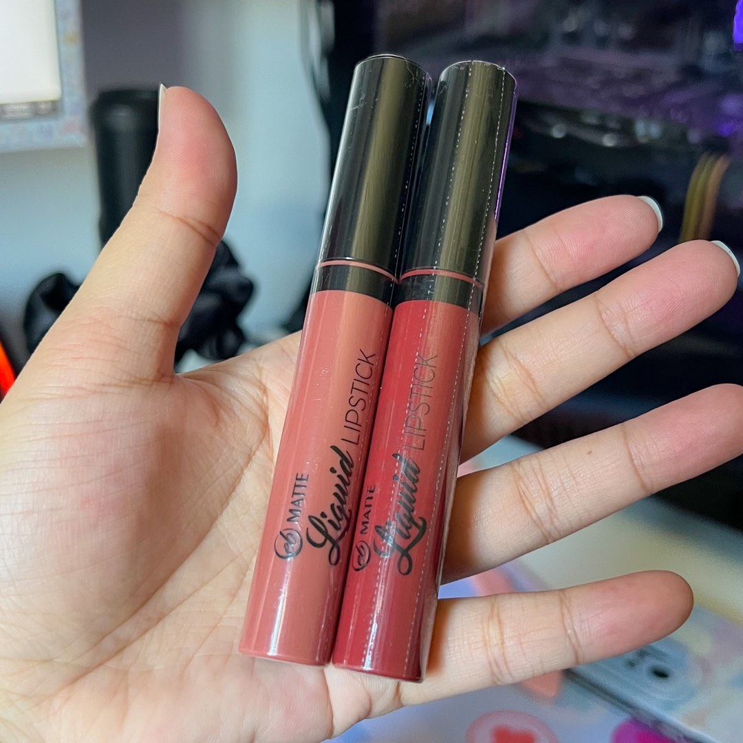 ORIGINAL Ever Bilena Matte Liquid Lipsticks Siennas and Fierce Red on ...