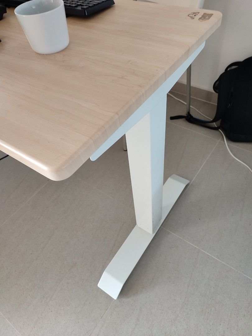 Everdesk Electric Adjustable Desk 120cm x 60cm + Monitor, Furniture ...