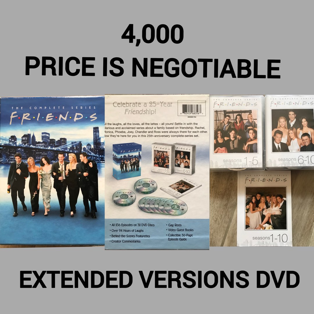 Friends - The Complete Extended Series DVD on Carousell
