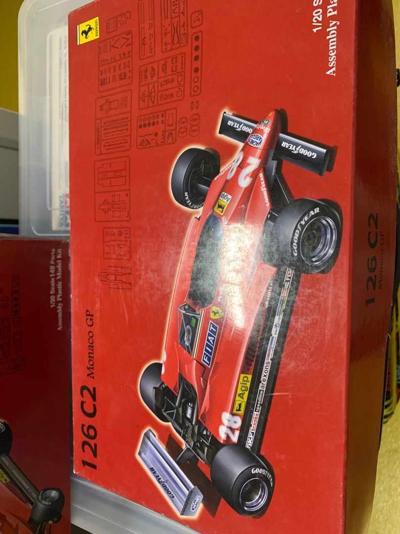Fujimi F1 Ferrari 126C/CK, 1/20 , 興趣及遊戲, 收藏品及紀念品, 明星周邊 - Carousell