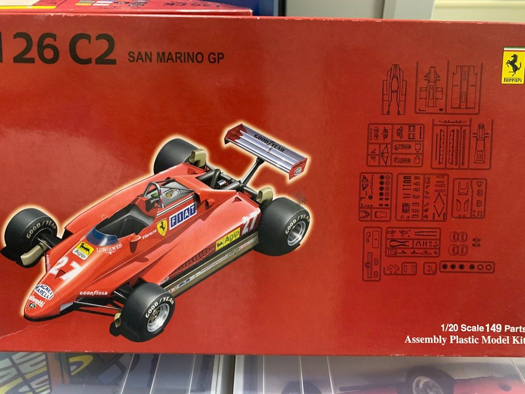 Fujimi F1 Ferrari 126C/CK, 1/20 , 興趣及遊戲, 收藏品及紀念品, 明星周邊 - Carousell