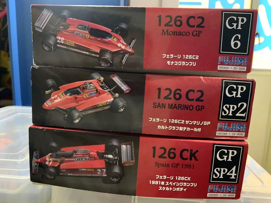 Fujimi F1 Ferrari 126C/CK, 1/20 , 興趣及遊戲, 收藏品及紀念品, 明星周邊 - Carousell