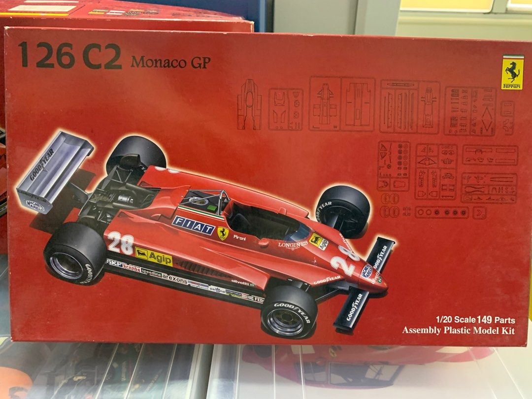 Fujimi F1 Ferrari 126C/CK, 1/20 , 興趣及遊戲, 收藏品及紀念品, 明星周邊 - Carousell