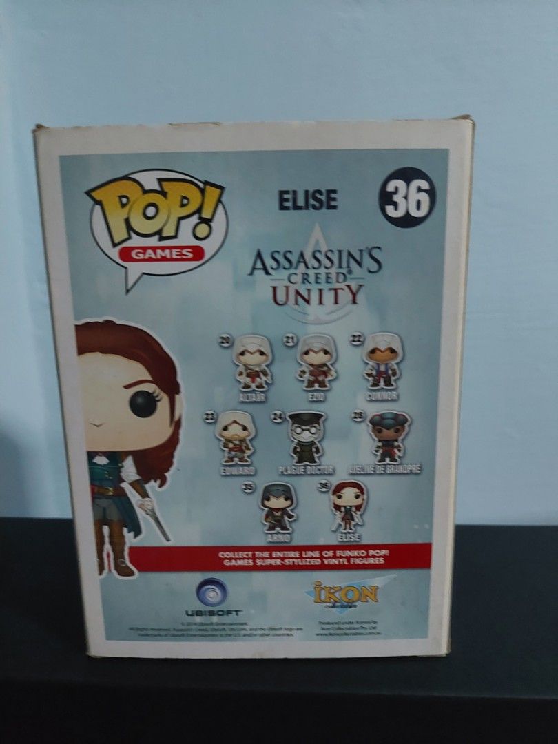 Funko Pop 36 Assassin's Creed Unity Elise, Hobbies & Toys, Toys & Games ...
