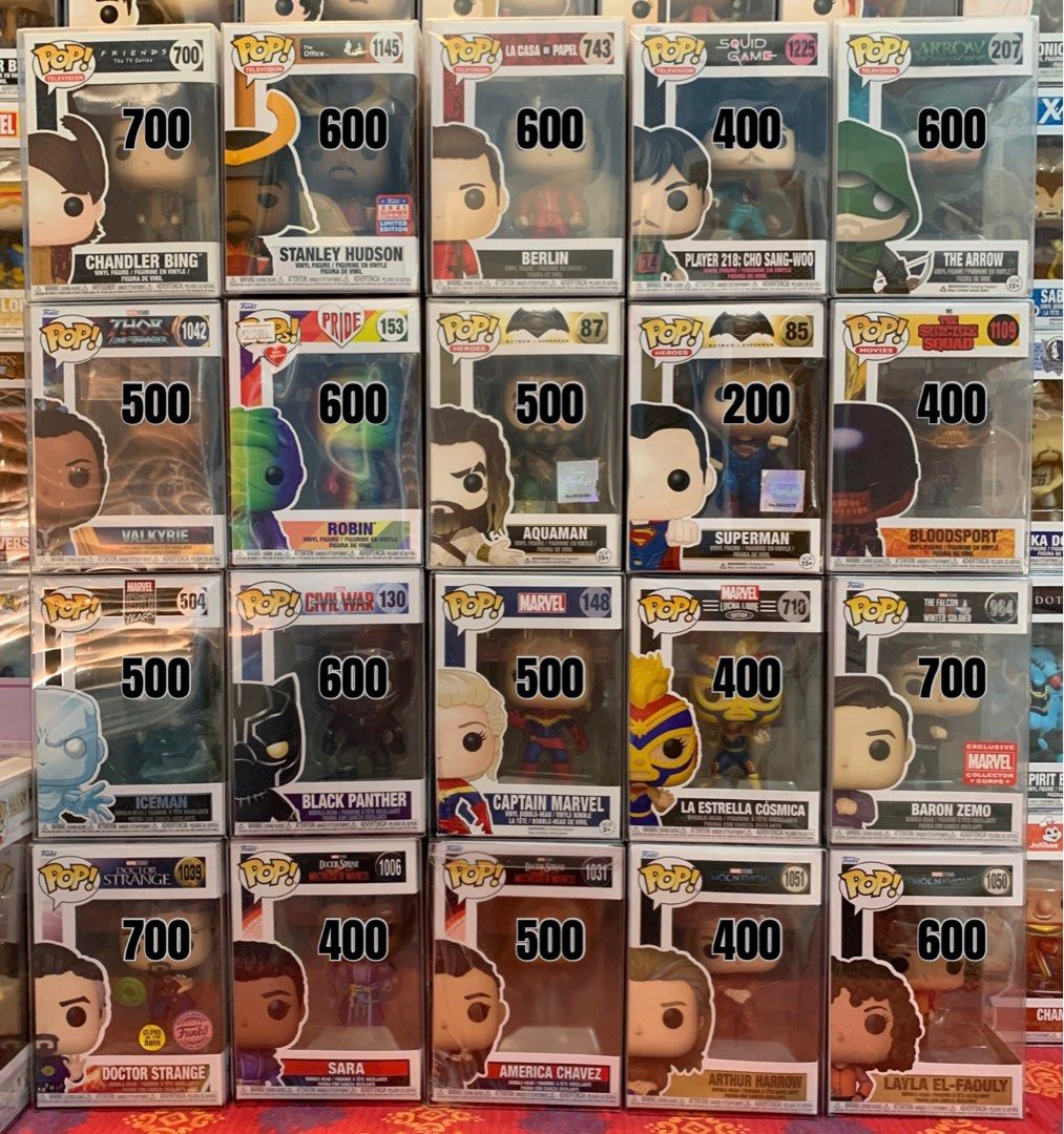 Funko Pops: Marvel, DC, Anime, TV, Movies, etc., Hobbies & Toys, Toys ...