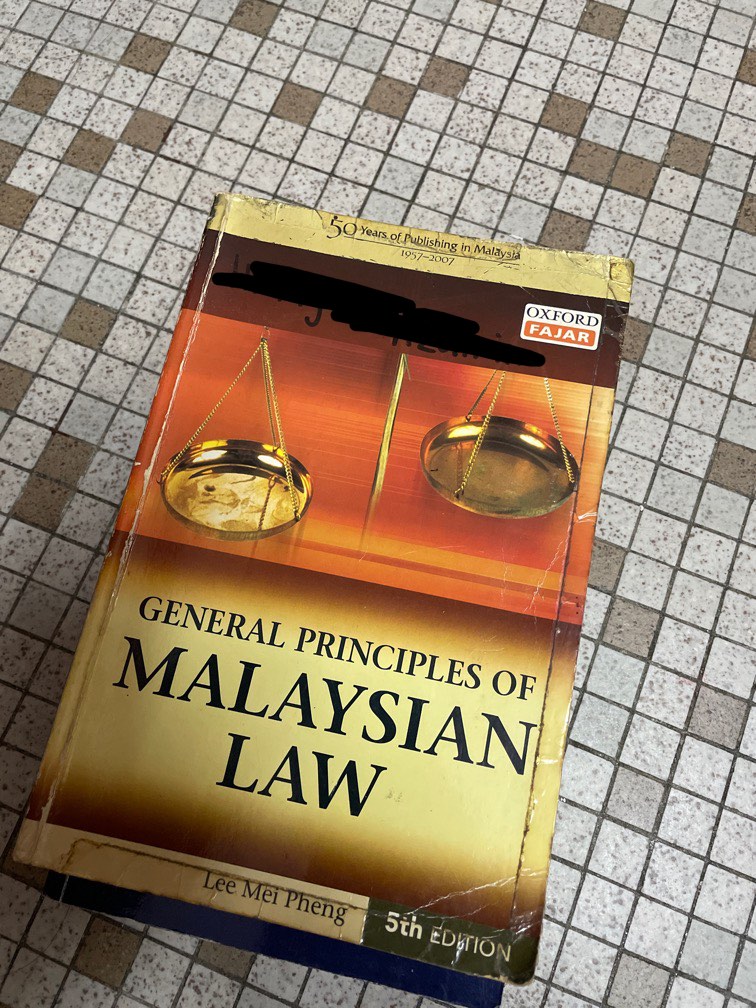General Principles of Malaysian Law, Hobbies & Toys, Books & Magazines ...