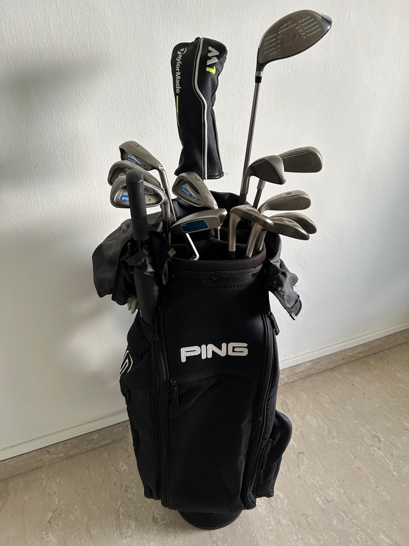 Golf set. Ping G2 Irons, Ping G20 driver, ping G2i putter, Sports ...