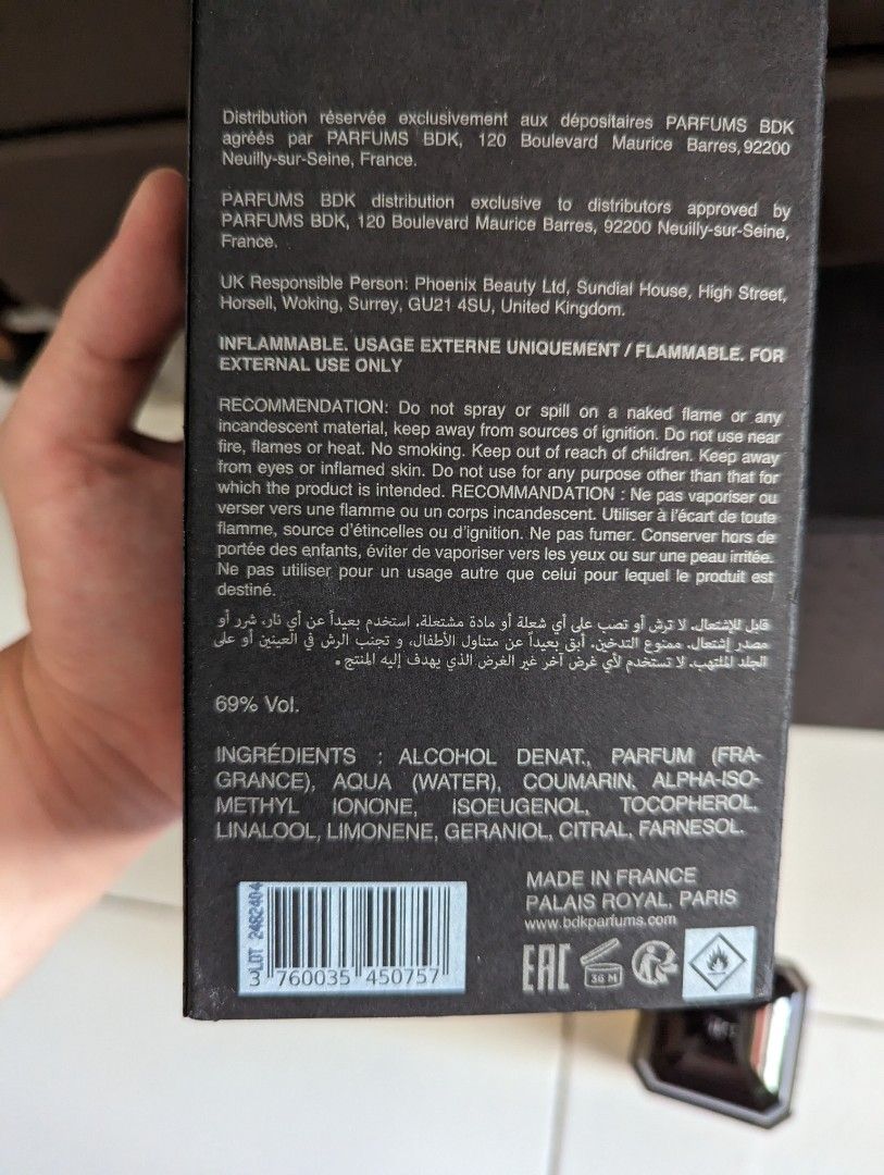 Gris Charnel Extrait Decant, Beauty & Personal Care, Fragrance ...