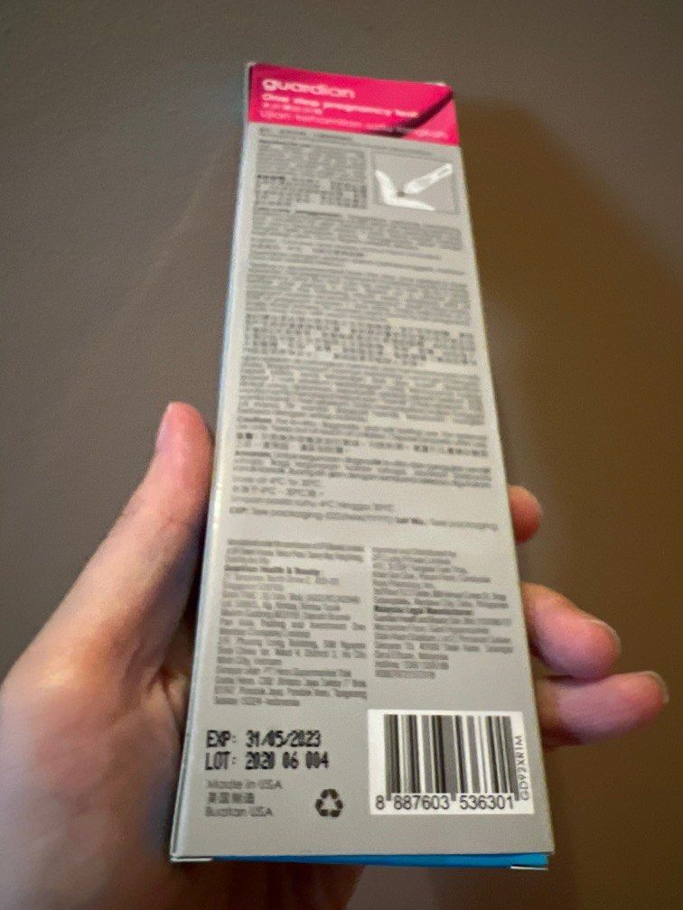 BNIB Guardian pregnancy test kit, Babies & Kids, Maternity Care on ...