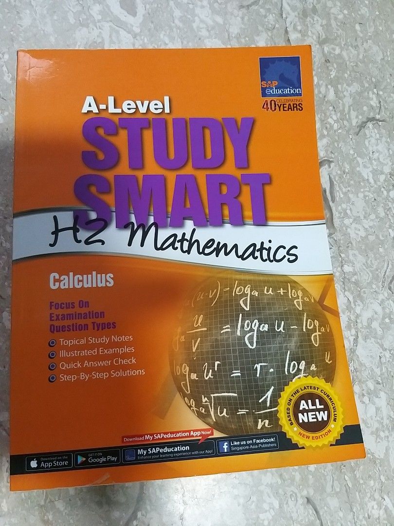 H2 Maths Study Guide Book (2023) - GLM / SAP, Hobbies & Toys, Books ...