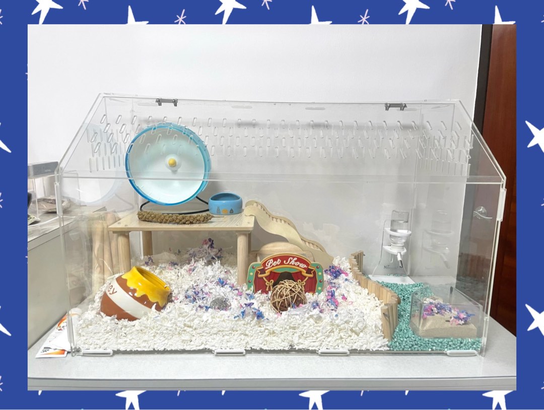 Hamster acrylic cage, Pet Supplies, Homes & Other Pet Accessories on ...