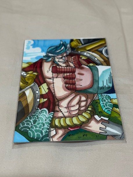 Hand drawn 1 of 1 One Piece “Franky”, Hobbies & Toys, Toys & Games on ...