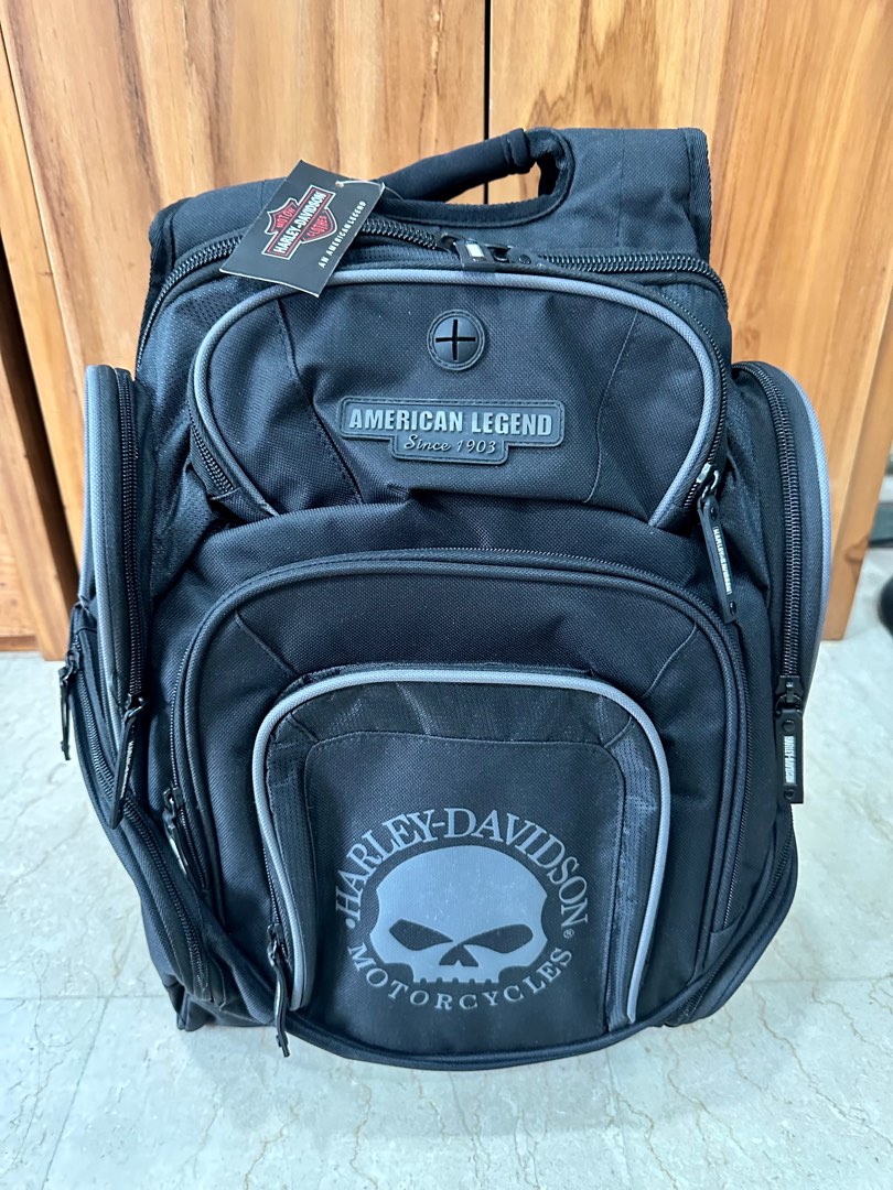Harley Davidson deluxe backpack, Motorcycles, Motorcycle Accessories on ...