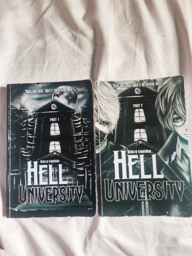 Hell University part 1 & 2, Hobbies & Toys, Books & Magazines, Fiction & Non-Fiction on Carousell