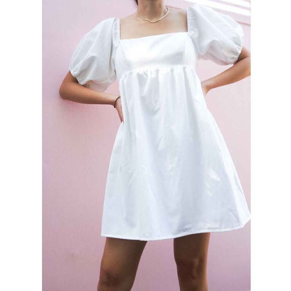 Hey Riley Daisy Dress in Bone on Carousell