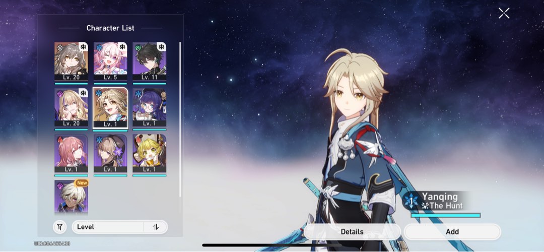 Honkai Star Rail Yanqing starter account, Video Gaming, Gaming Accessories, Game Gift Cards ...