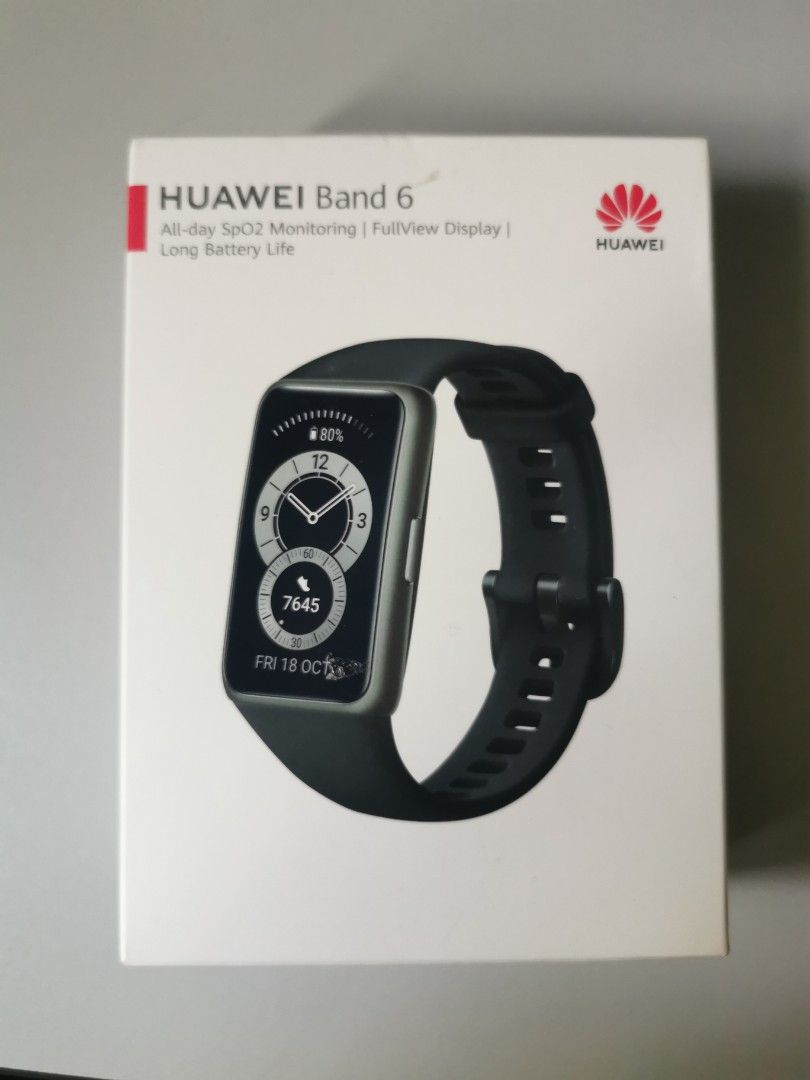 Huawei Band 6 Black, Mobile Phones & Gadgets, Wearables & Smart Watches ...