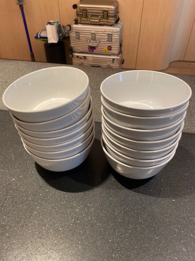 Ikea Bowls White, Furniture & Home Living, Kitchenware & Tableware ...