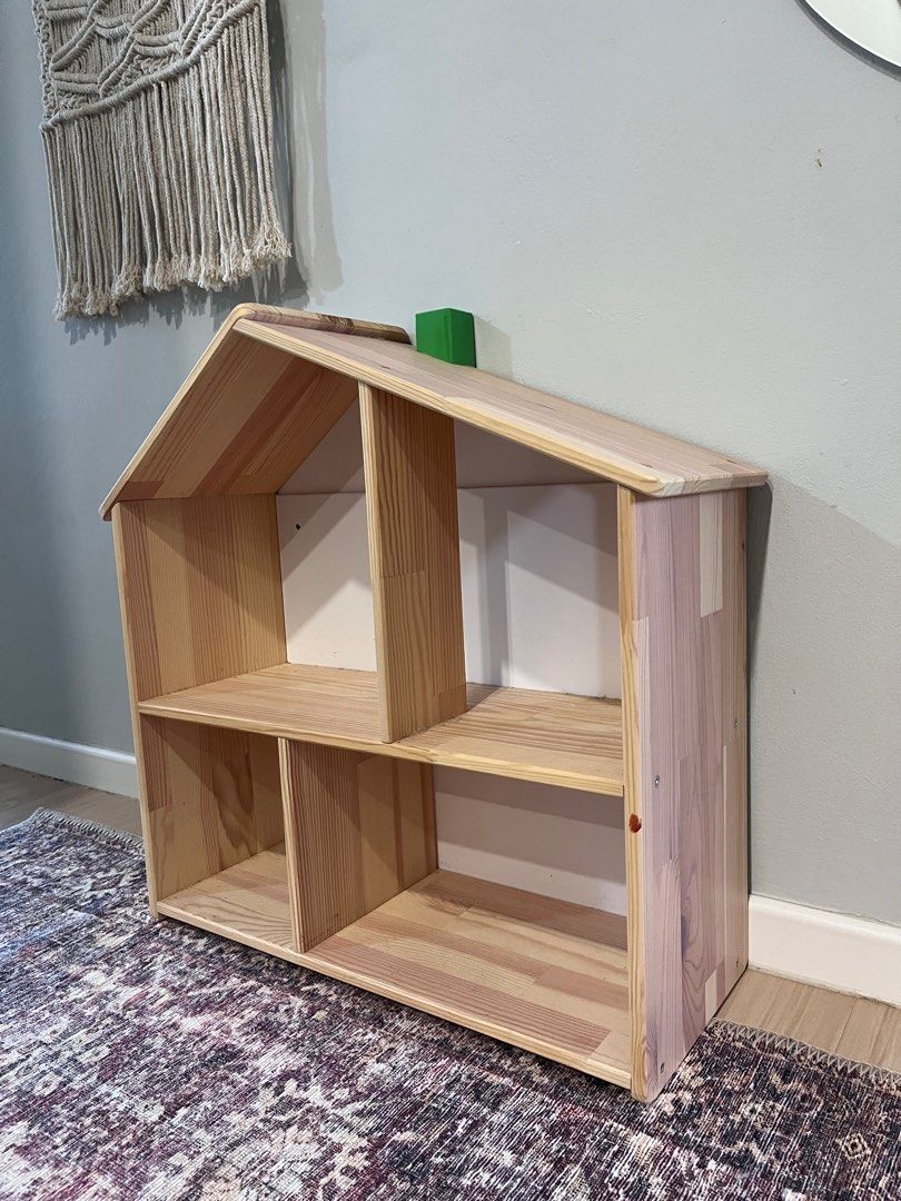 Ikea Flisat Wall Shelf Doll House, Furniture & Home Living, Furniture ...