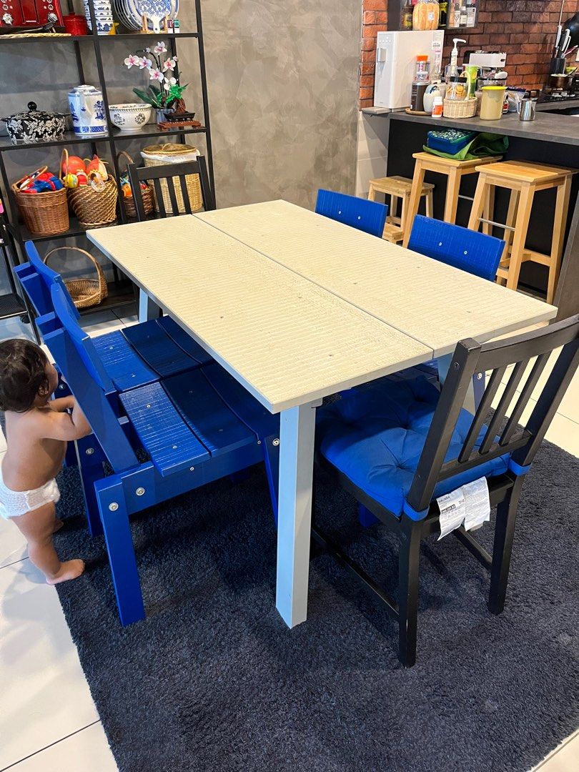 IKEA INDUSTRIELL CHAIR, Furniture & Home Living, Furniture, Chairs on Carousell