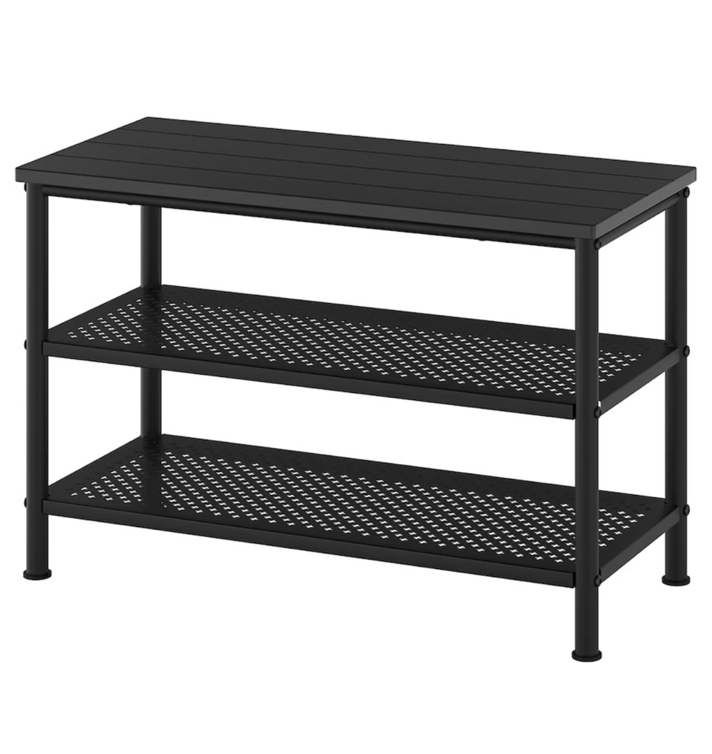 IKEA- PINNIG Bench with shoe storage, Furniture & Home Living ...