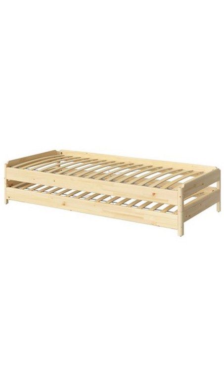 stacked Bed frame mattress sold separately, UTAKER Stackable bed Malm ...