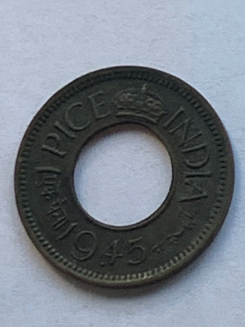 India 1945 1 Pice Coin, Hobbies & Toys, Memorabilia & Collectibles ...