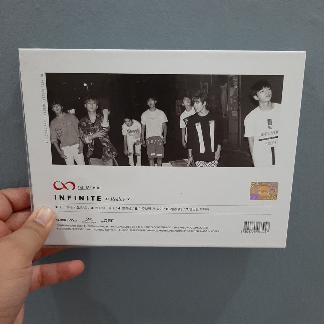 INFINITE Reality Album CD, Hobbies & Toys, Collectibles & Memorabilia ...