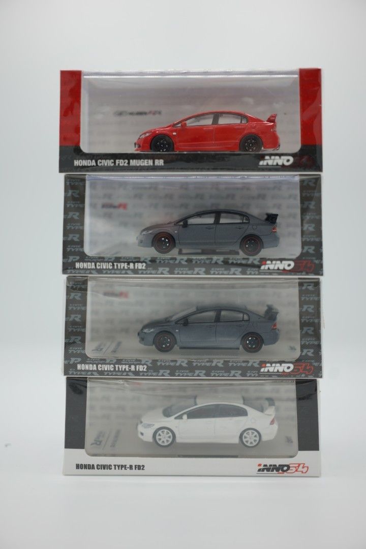 Inno64 Honda Civic Type-R FD2 HongKong Special Edition Grey, Hobbies & Toys, Toys & Games on ...