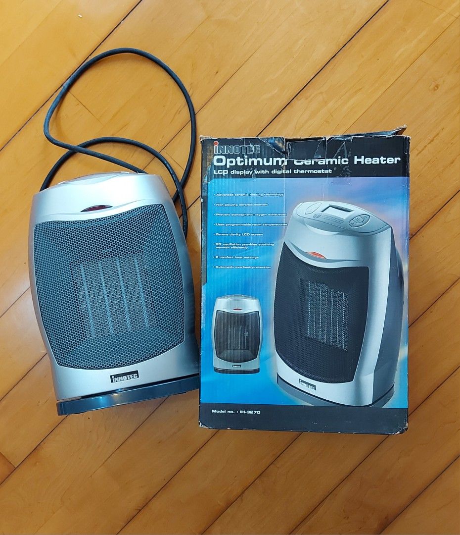 Innotec ceramic Heater 1800W, 家庭電器, 冷氣機及暖風機 - Carousell