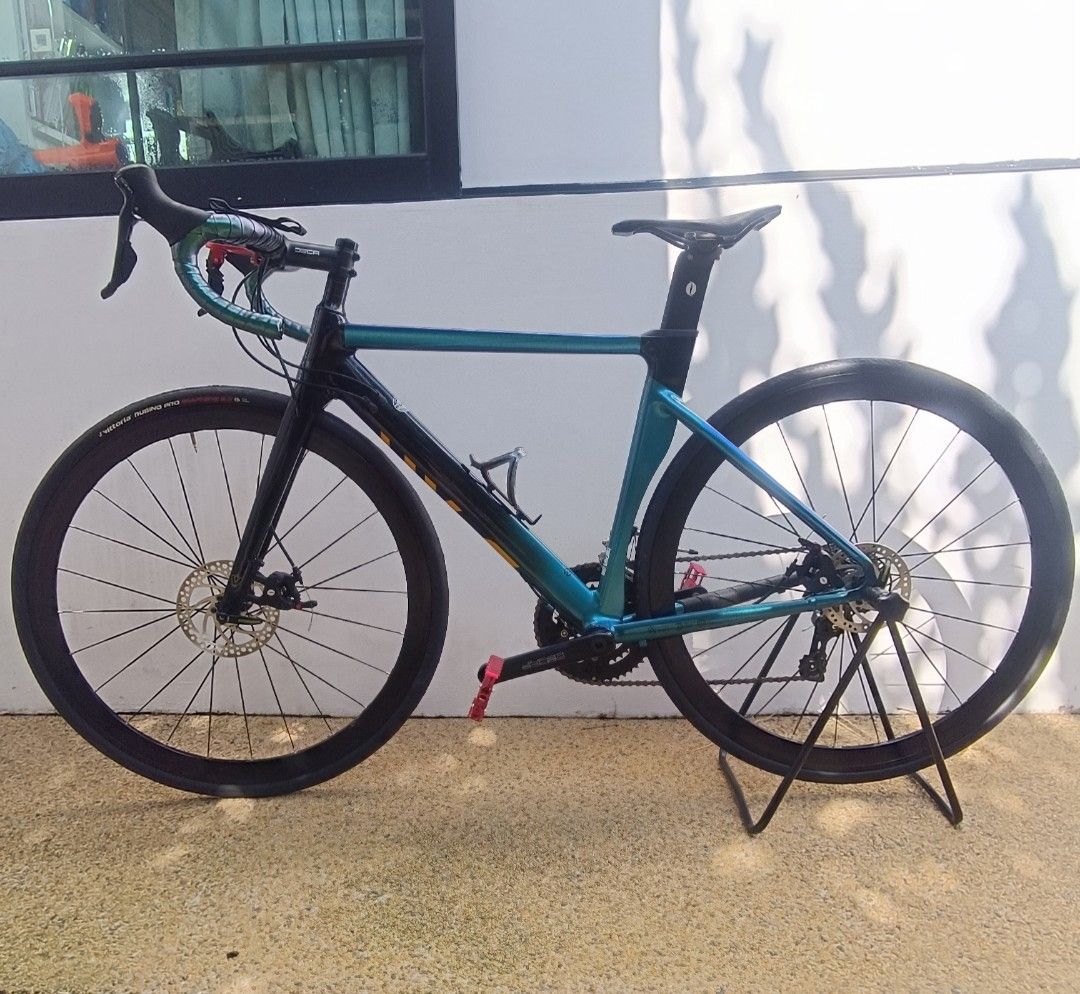 Java Siluro 3 Granata/ 18 speed Shimano Sora R3000/ Aluminium Road Bike ...