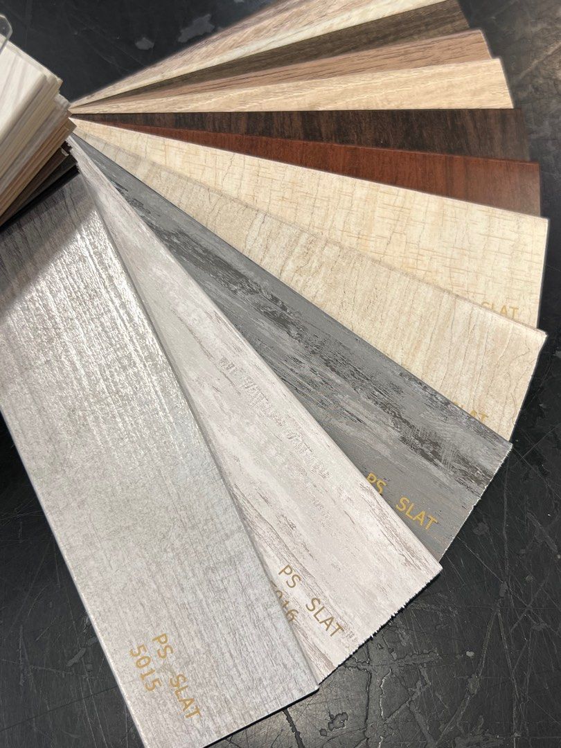 JimmyTextiles venetian timber pvc blinds, Furniture & Home Living, Home ...