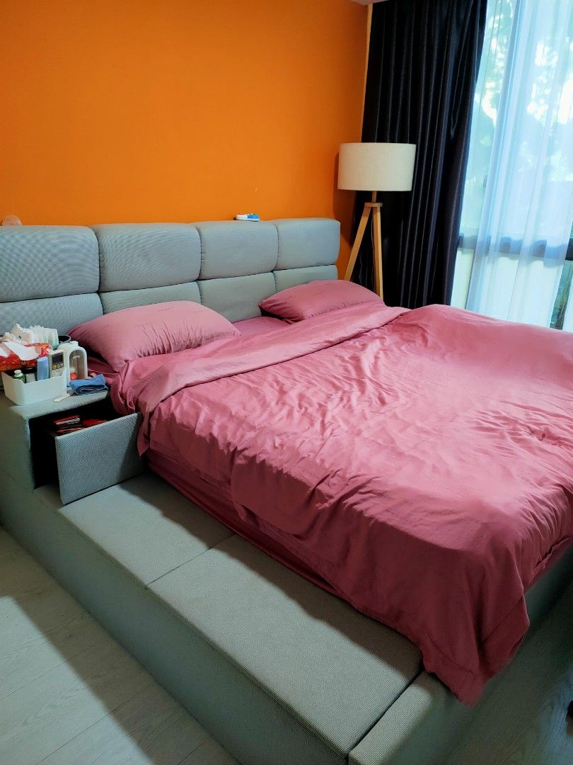 King Size Bed Frame With Mattress Furniture And Home Living Furniture Bed Frames And Mattresses